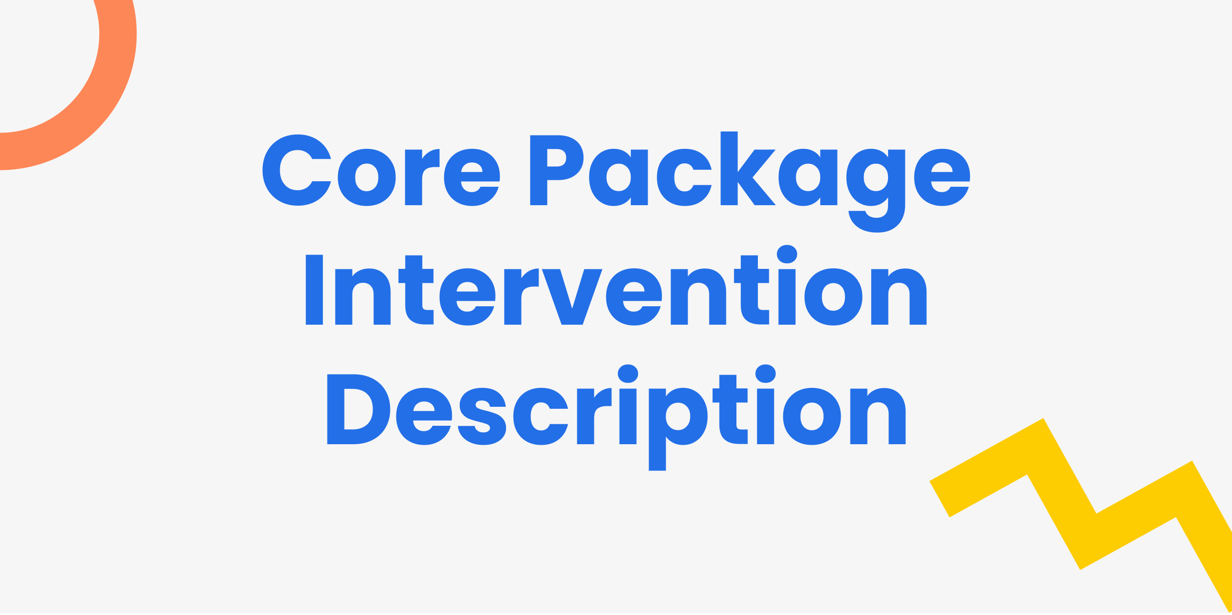 Core Project Documents | PlayMatters